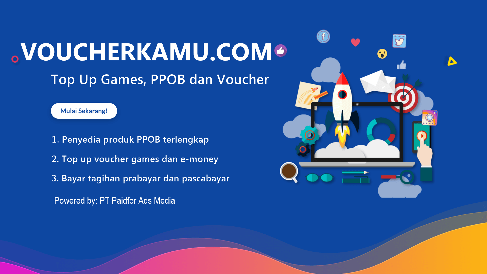 voucherkamu - Panel Top Up Game, PPOB dan Voucher 24 Jam